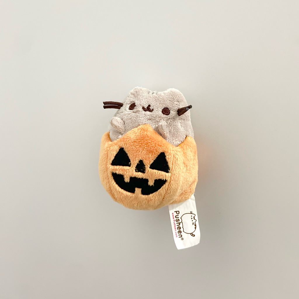 Jual BONEKA MAGNET KUCING PUSHEEN KOSTUM HALLOWEEN LABU CAT (termasuk ...