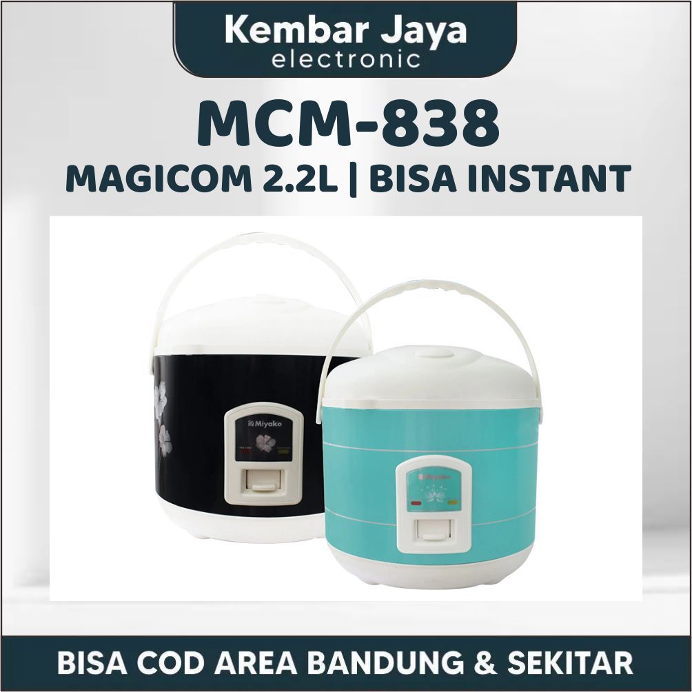 Jual Ricecooker miyako magicom mcm 838 kapasitas 2.2 liter | Shopee ...