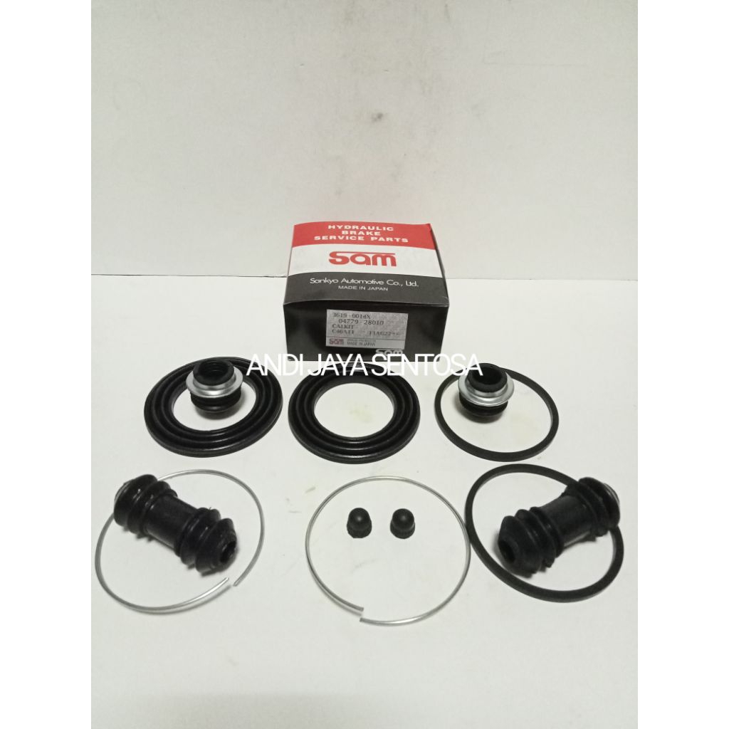 Jual Caliper Kaliper Kit Karet Seal Rem Depan Kijang Kapsul Krista Super Grand LGX LSX SGX ...