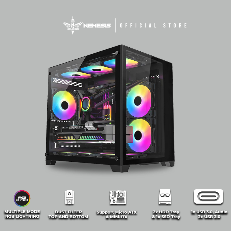 Jual NYK Nemesis Casing Gaming T75 TITANS | Shopee Indonesia