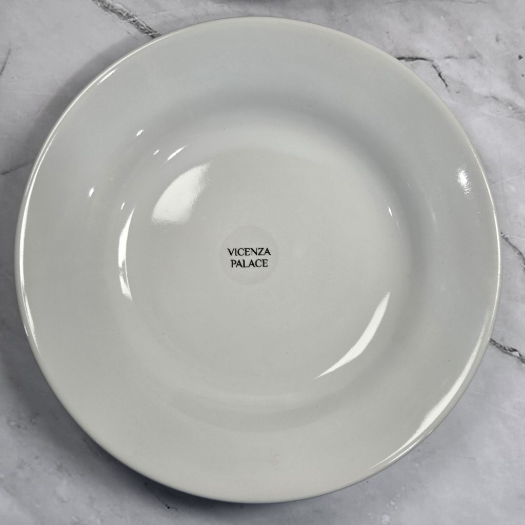 Jual Set Piring Makan - Piring Keramik Aesthetic Putih Polos Grosir ...