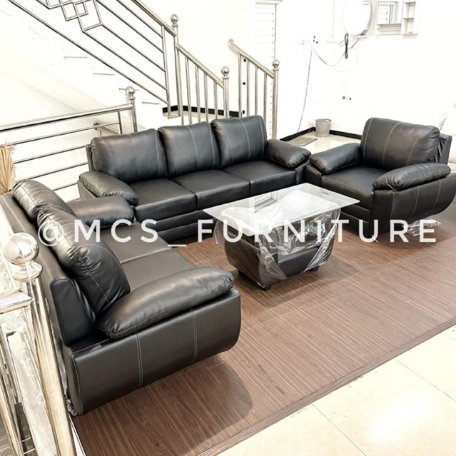Jual Sofa 321 Seater Puff Boxer Kulit Sintetis Mewah Mebel Furniture ...