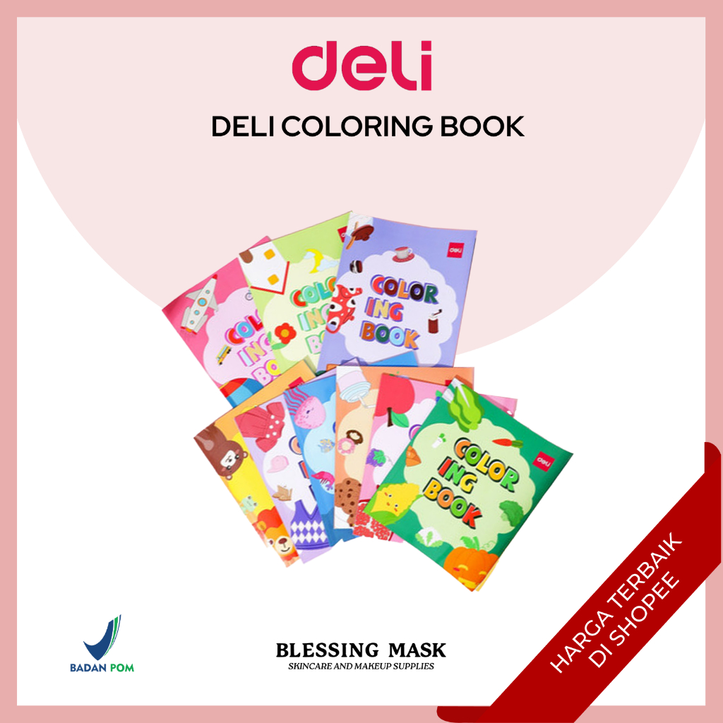 Jual Deli painting book Deli Children Coloring Book / Buku Mewarnai ...