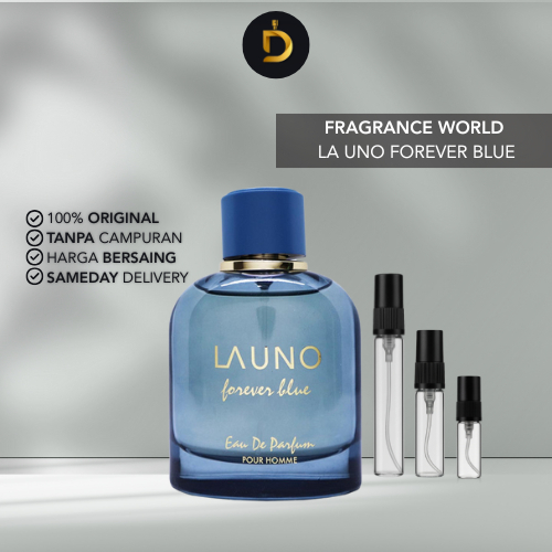 Jual Decant Fragrance World La Uno Forever Blue Pour Homme EDP | Shopee ...
