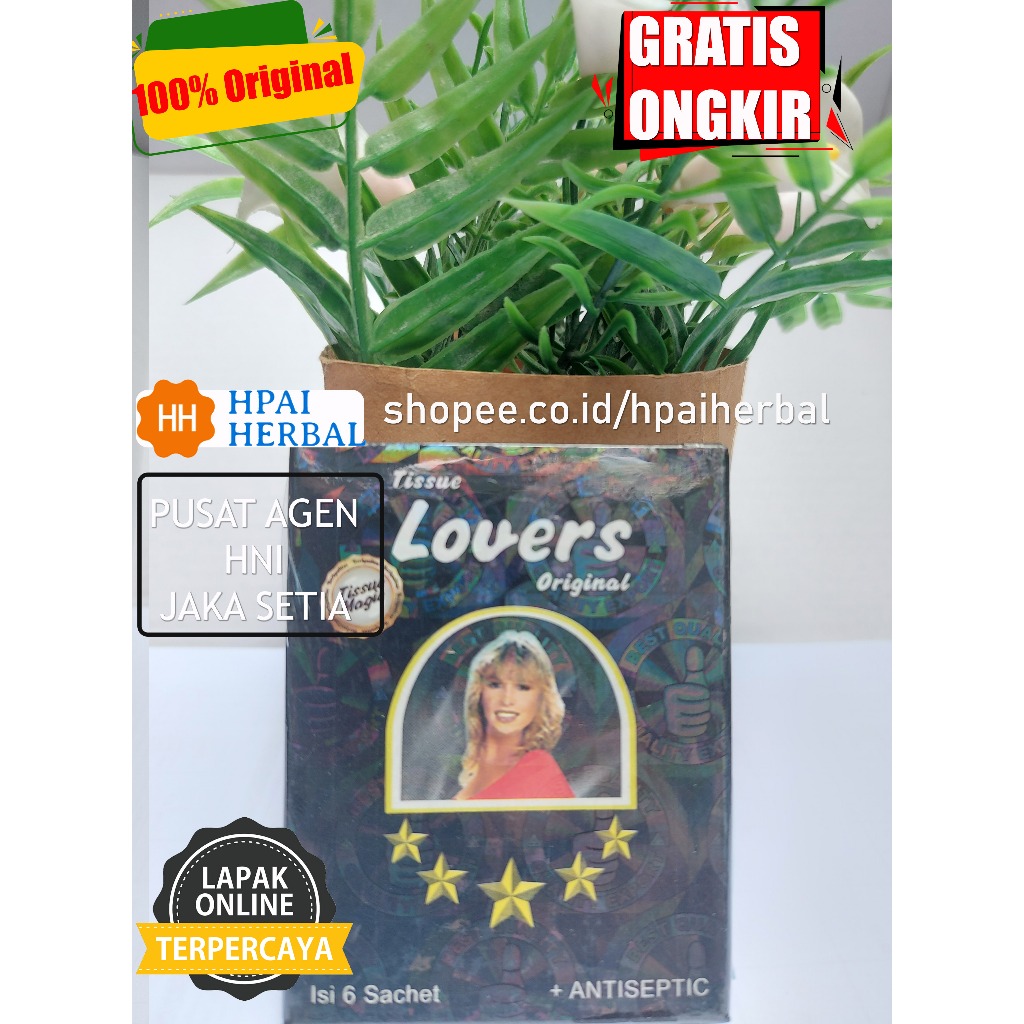 Jual LOVERS MAGIC Super Tissue / Tissue MAGIC LOVERS isi 6 pcs | Shopee ...