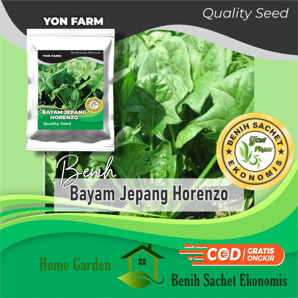 Jual Benih Bayam Jepang Horenzo F1 Hibrida Kemasan Sachet Ekonomis Yon ...
