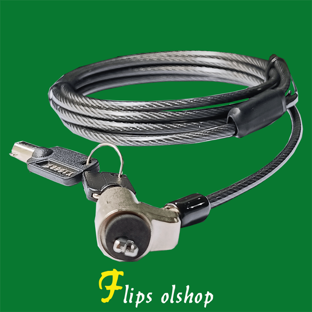 Jual KUNCI PENGAMAN LAPTOP | NOTEBOOK ORIGINAL DELL 3X5MM SECURITY LOOK ...