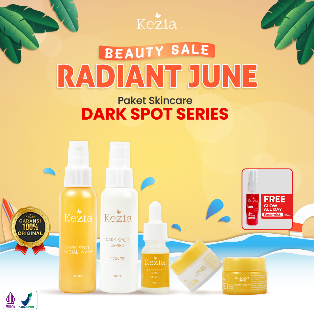 Jual KEZIA Beauty - NEW DARKSPOT PACKAGE SERIES - Paket Anti Flek Hitam(FREE 1 FACEMIST 30ML ...