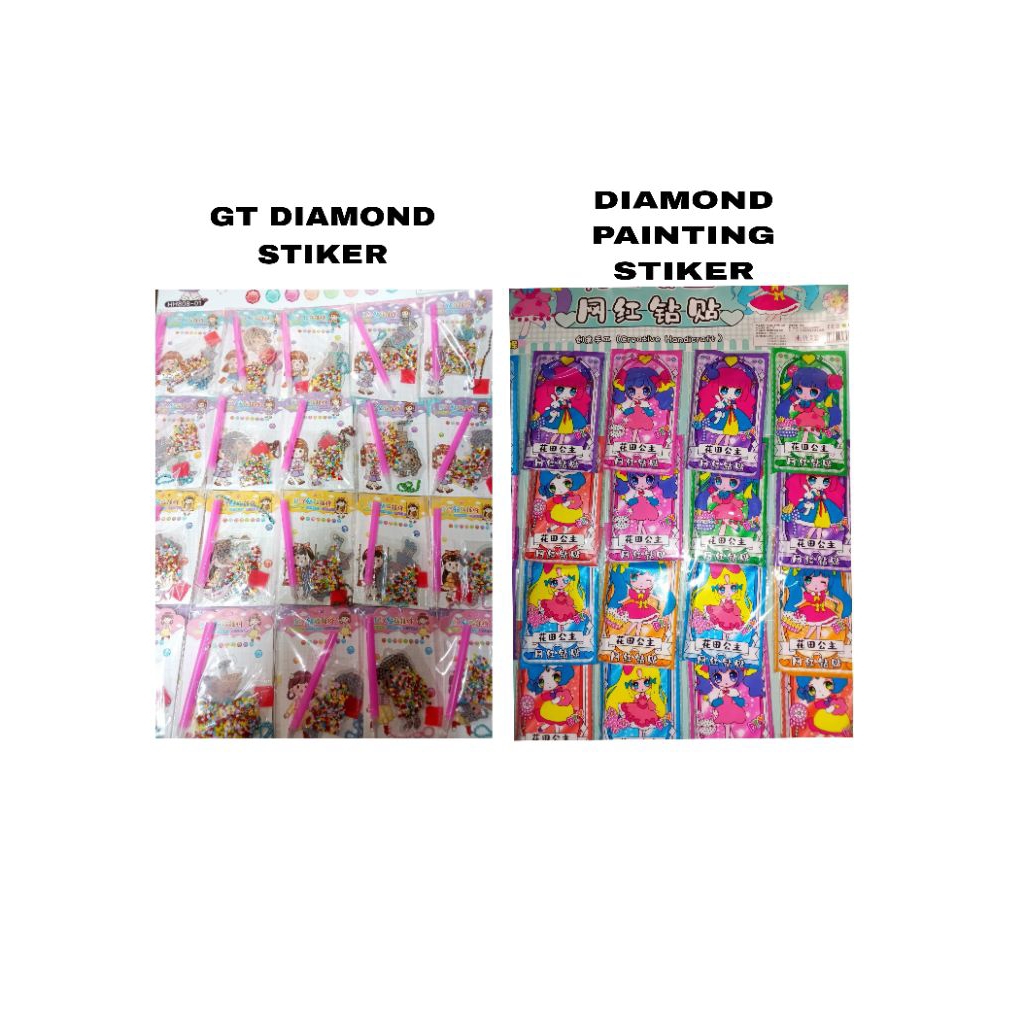 Jual STIKER MANIK DIAMOND/GANTUNGAN KUNCI (1pak isi 20pcs) | Shopee ...