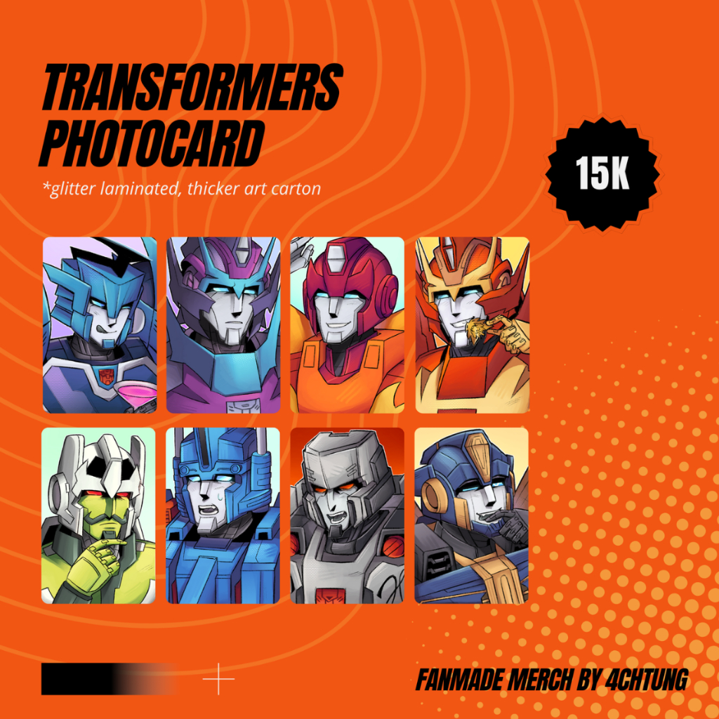 Jual TRANSFORMERS PHOTOCARD | Fanmade by 4chtung | Shopee Indonesia
