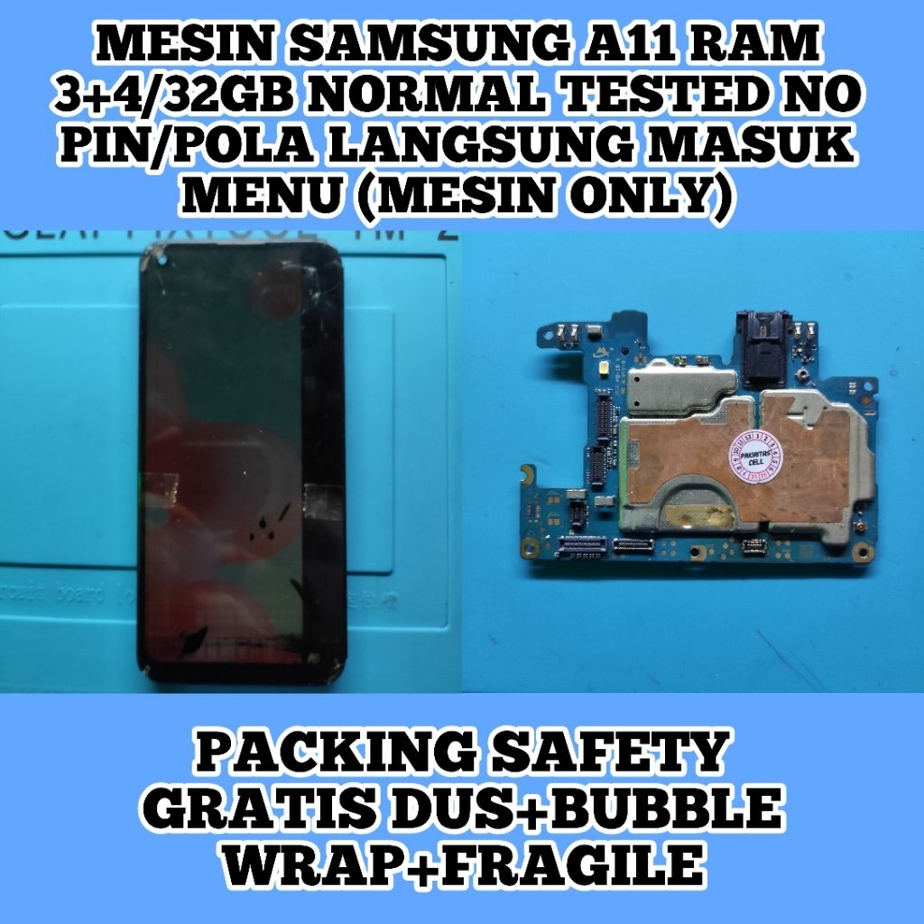 Jual MESIN SAMSUNG A11 RAM 3+4/32GB NORMAL TESTED NO PIN/POLA LANGSUNG ...