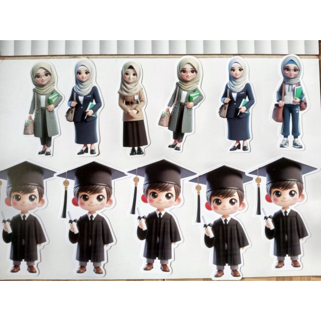 Jual TOPPER HARI GURU/TOPPER WISUDA/GAMBAR WISUDA/TOPPER BUKET WISUDA ...