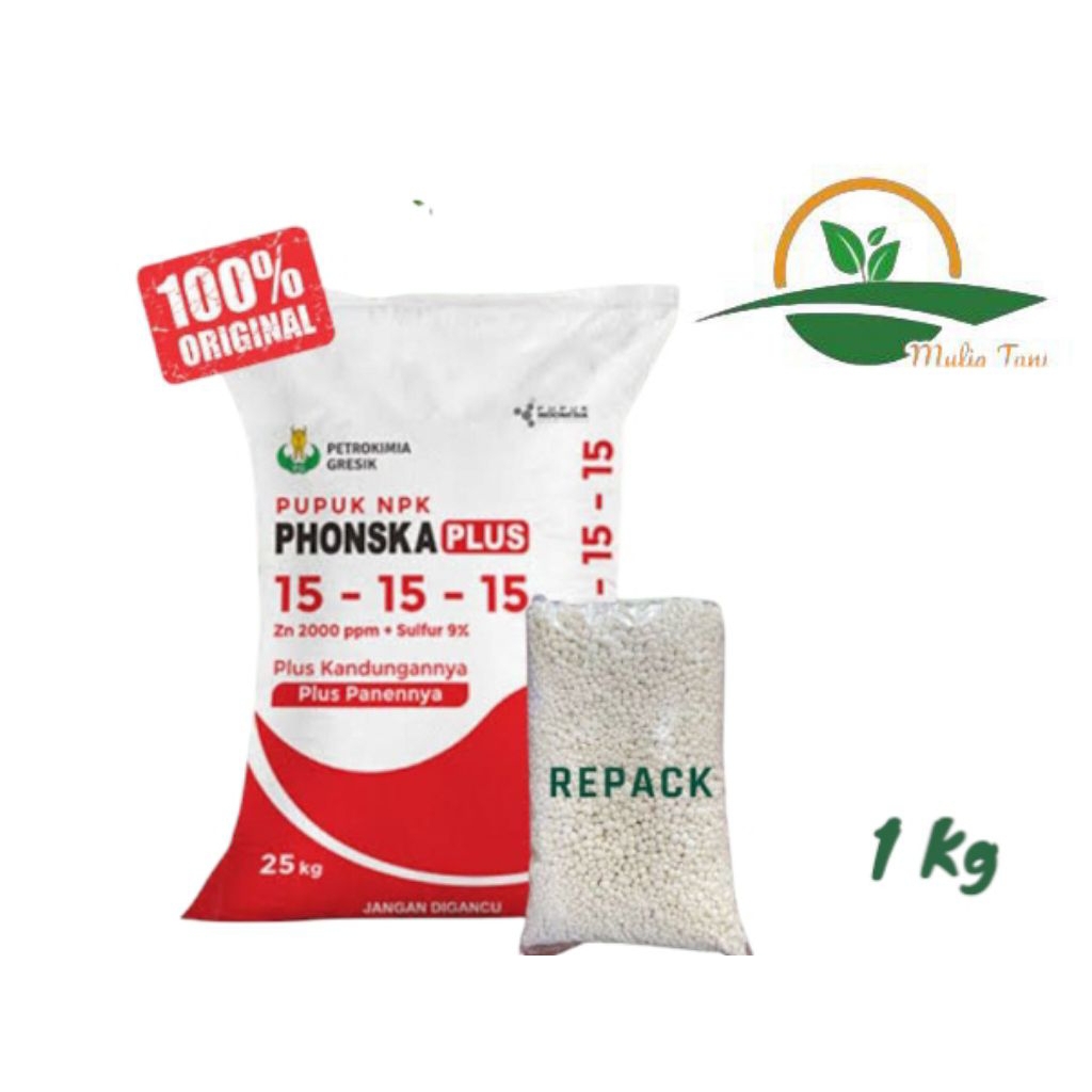 Jual Pupuk NPK Phonska Plus 15-15-15 Repack 1Kg | Shopee Indonesia