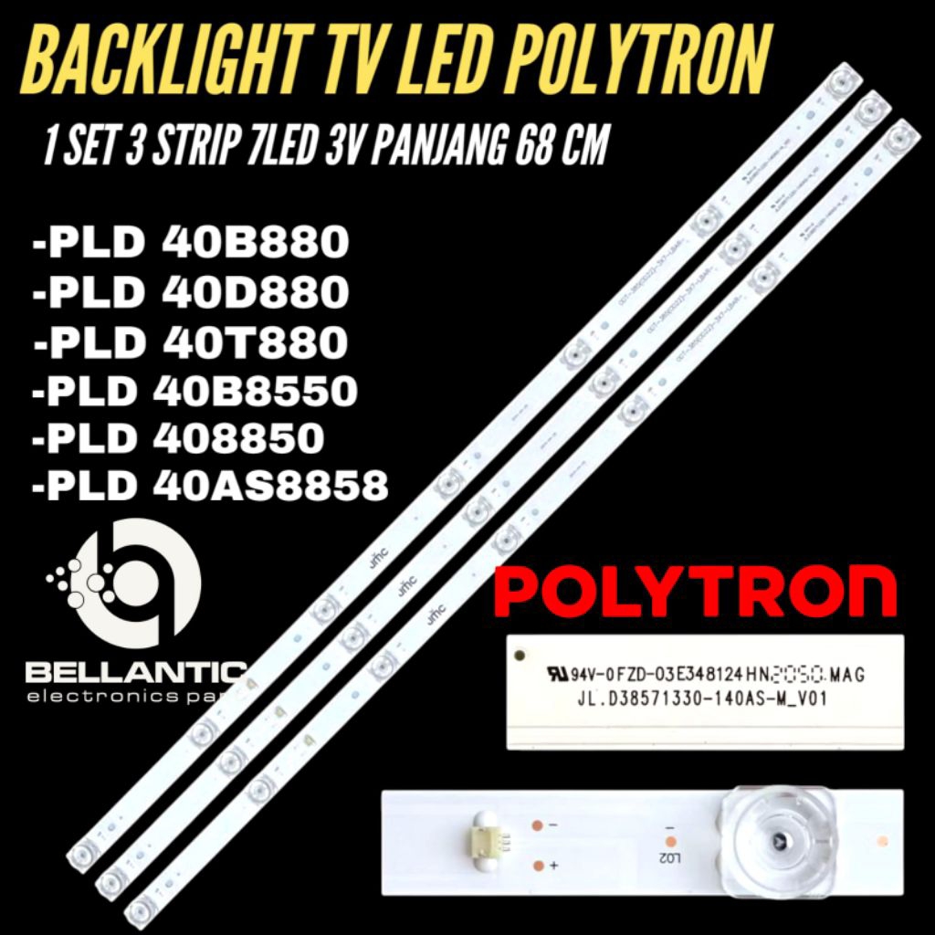 Jual BACKLIGHT TV LED POLYTRON 40 INCH PLD-40D880- PLD-40T850- PLD ...