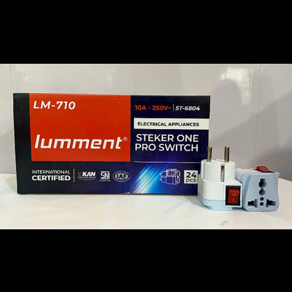 Jual [SNI] Over Steker LUMMENT Colokan Kaki 3 ke 2 + Switch ON OFF ...