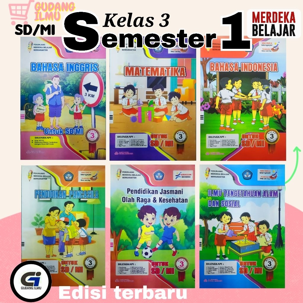 Jual Buku Lks SD Kelas 3 Semester 1 l Kurikulum merdeka l deep learning ...