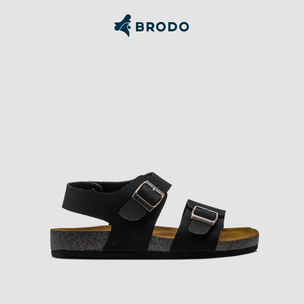 Jual BRODO Bandung - Sandal Wira Strap Classic Kids Black | Shopee ...