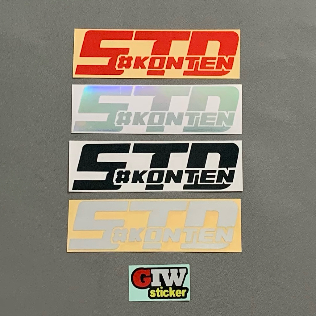 Jual Sticker STD Konten Cutting stiker motor, Mobil, Helm | Shopee Indonesia