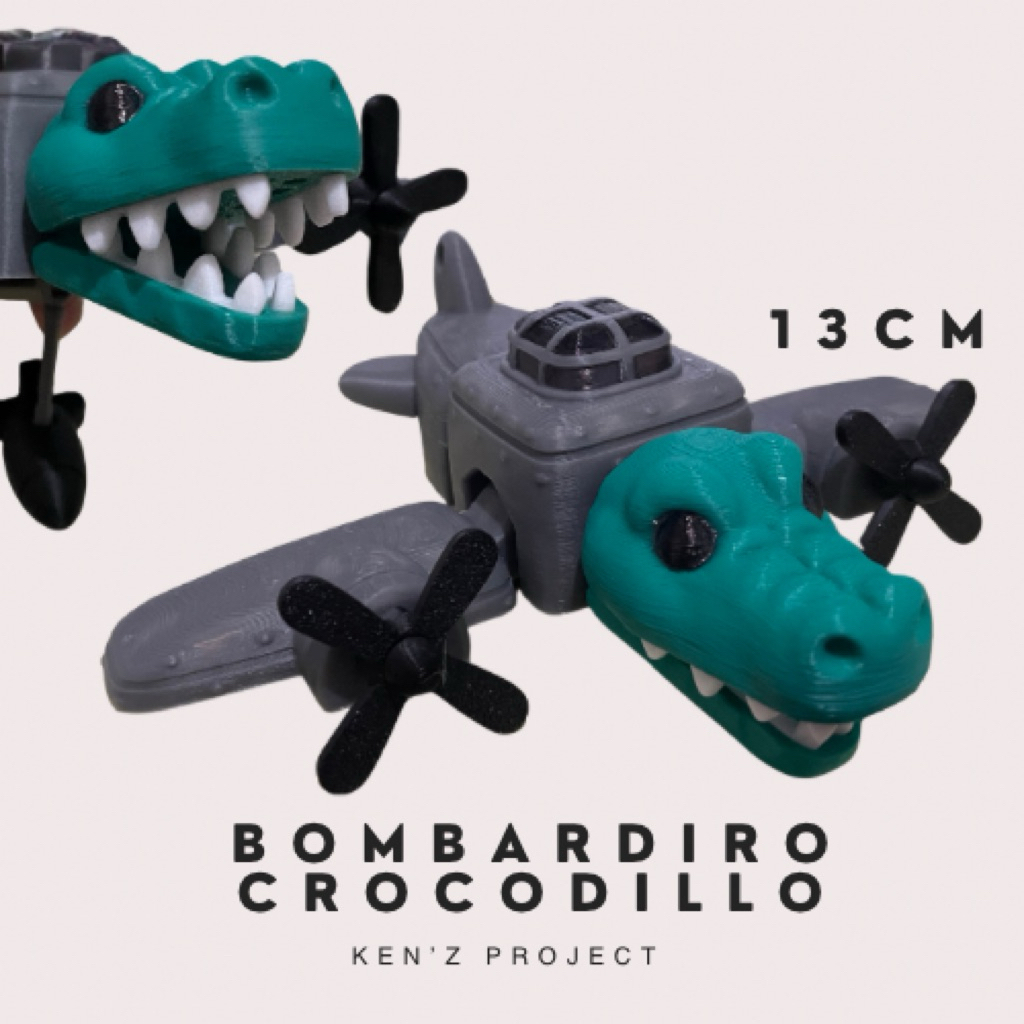 Jual BOMBARDIRO CROCODILLO - 13CM - ARTIKULATIF (REAL PICTURE) | Shopee ...