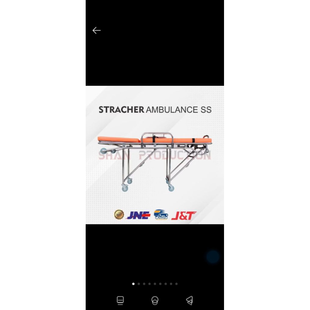 Jual Brankar Ambulance | Stretcher Tandu Dorong Ambulan Stretcher ...
