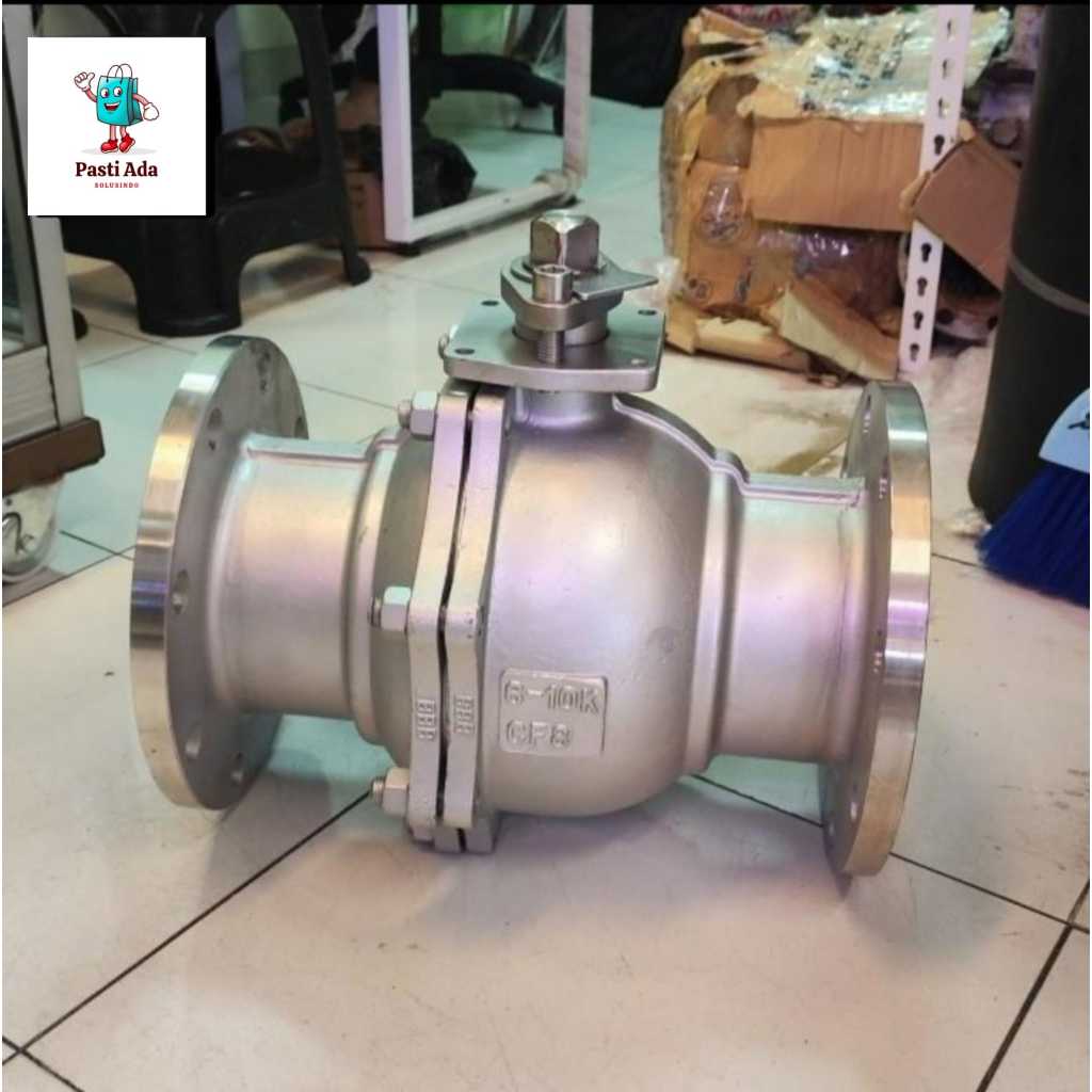 Jual BALL VALVE STAINLESS SS304 FLANGE JIS 10k 3" inch | Shopee Indonesia