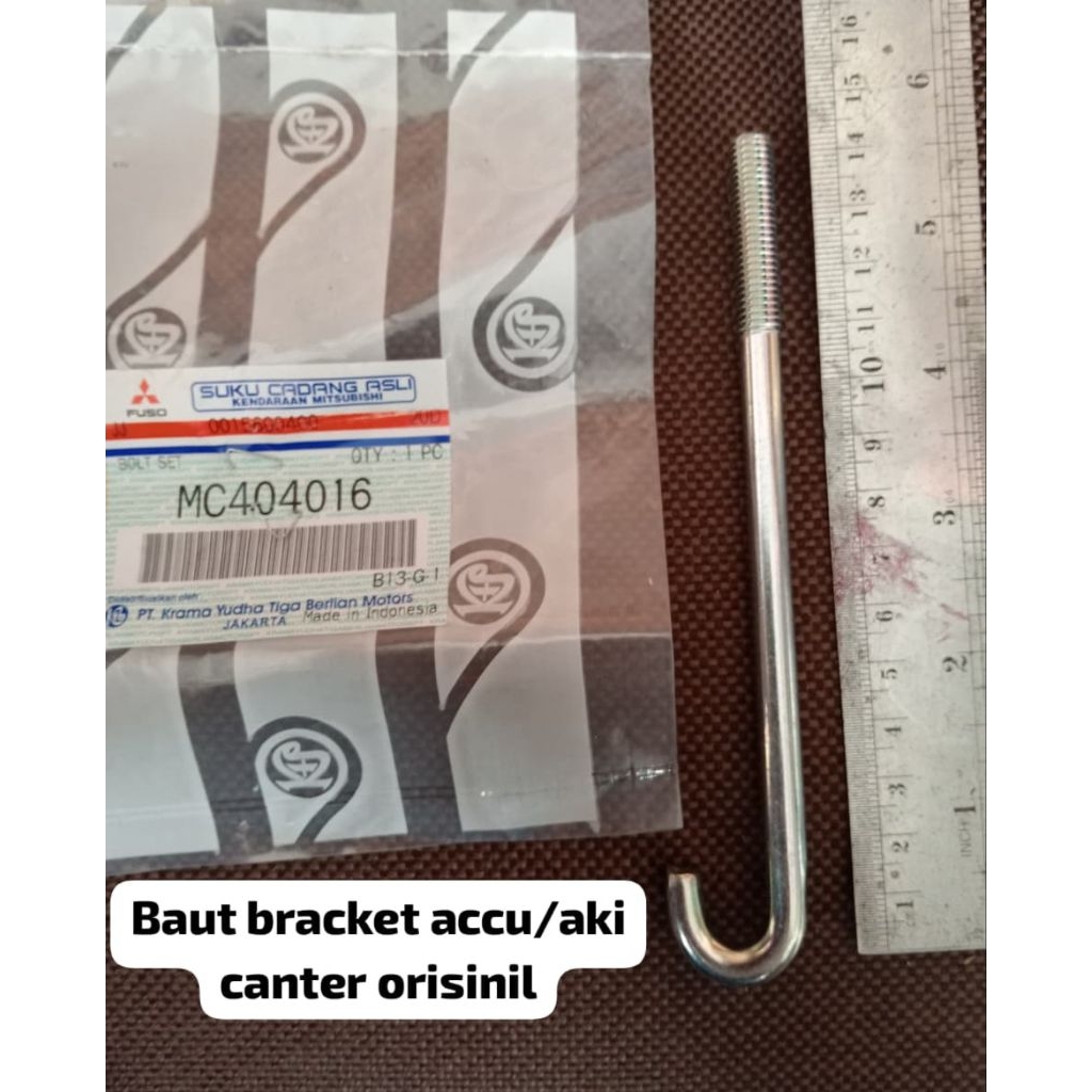 Jual Baut bracket accu/baut tahanan aki colt diesel canter orisinil ...
