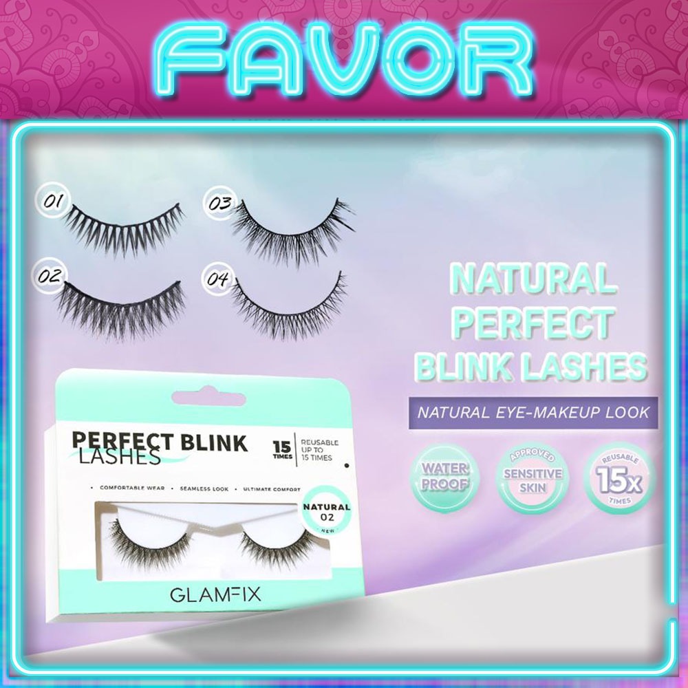 Jual GLAMFIX New Natural Perfect Blink Lashes | Bulu Mata Palsu | Alat ...