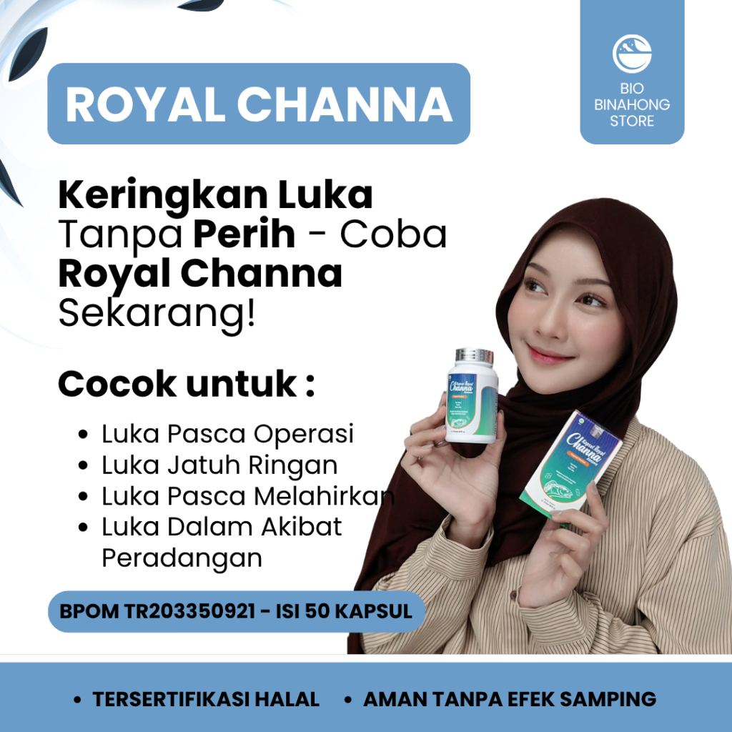 Jual Royal Channa – Kapsul Kutuk Pengering Luka & Peradangan | Herbal ...