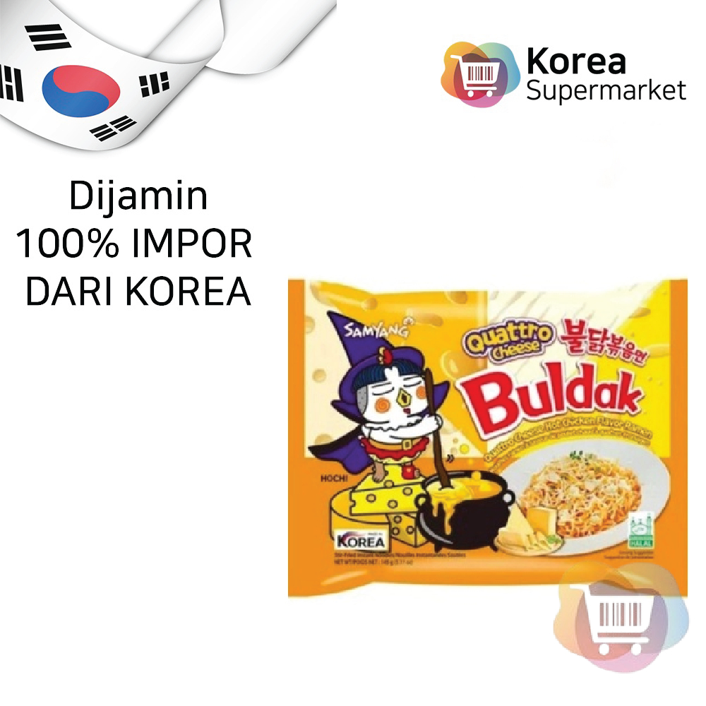 Jual SAMYANG BULDAK CHEESE QUATTRO 145G | Shopee Indonesia