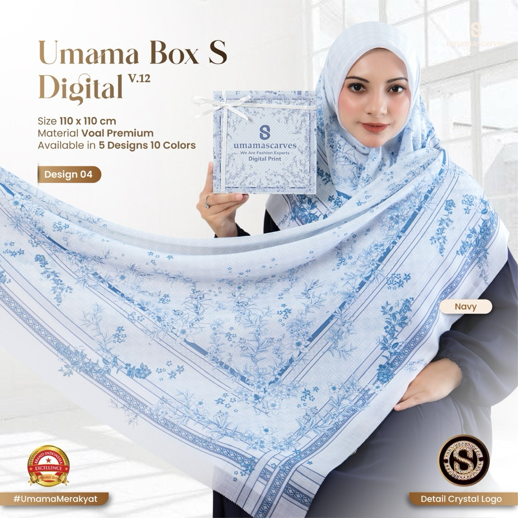 Jual (Dapat 2+1box) SBOX BARU UMAMA SCARVES(Packing box) | Shopee Indonesia