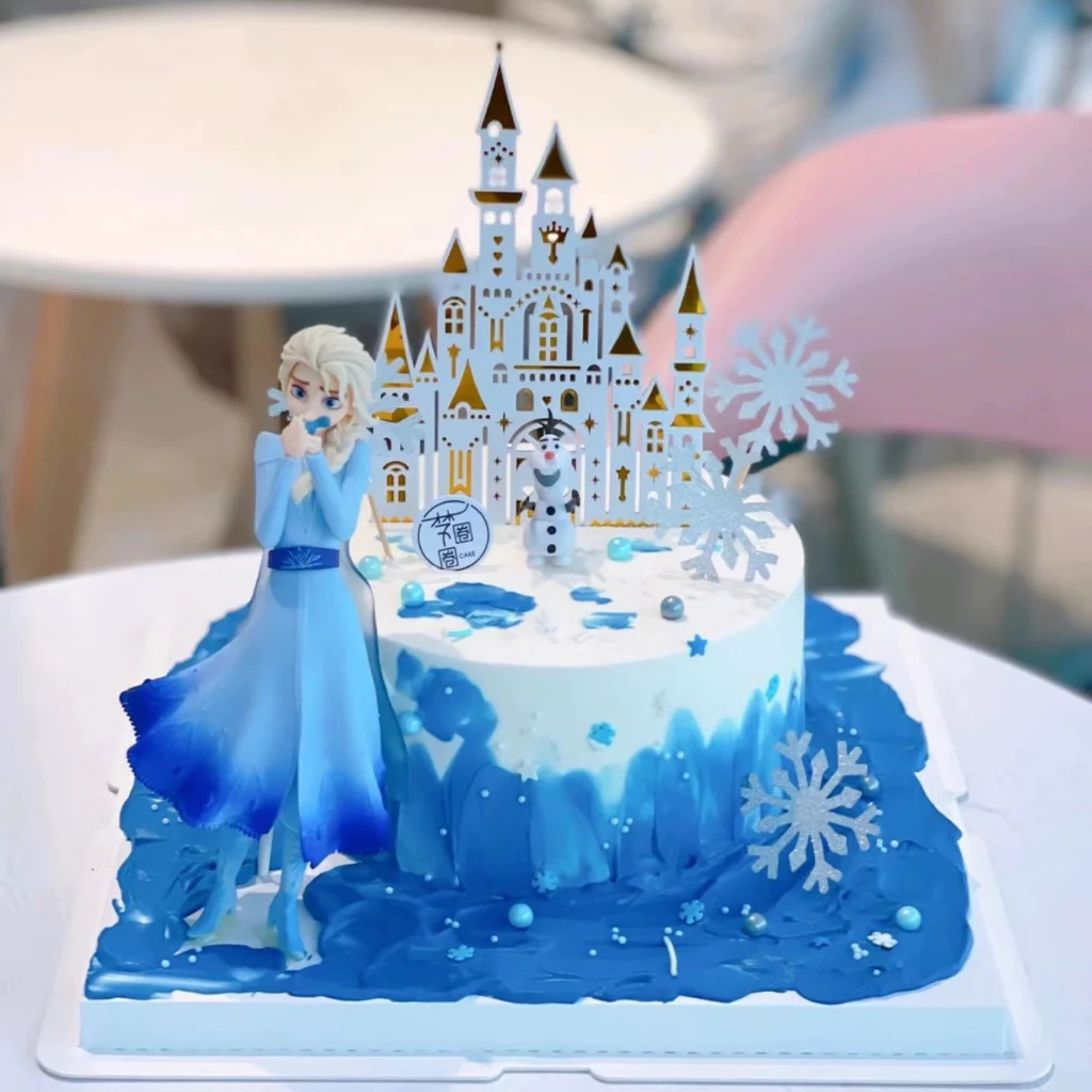 Jual TOPPER CAKE ELSA BESAR PREMIUM / ELSA NO.4 / FIGURE FROZEN /ELSA ...