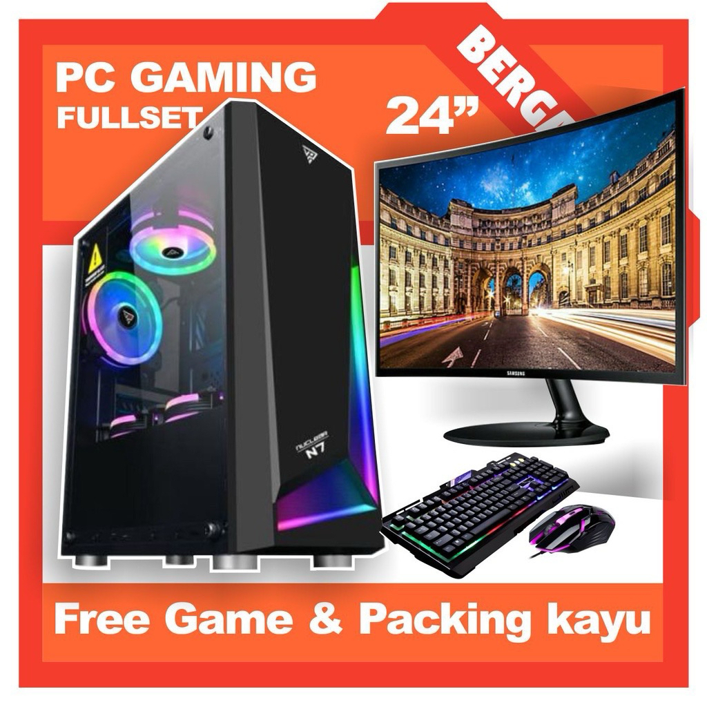 Jual PC GAMING FULLSET I7 - PC RAKITAN GAMINF FULLSET | Shopee Indonesia