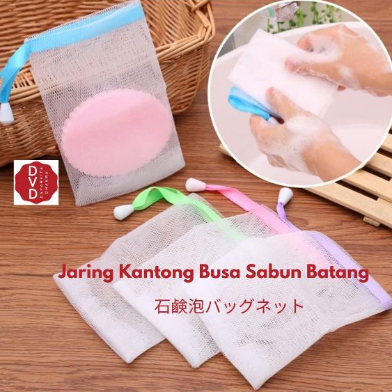 Jual Kantong Jaring Halus Pembuat Busa Sabun Batang - Jaring Kantong ...