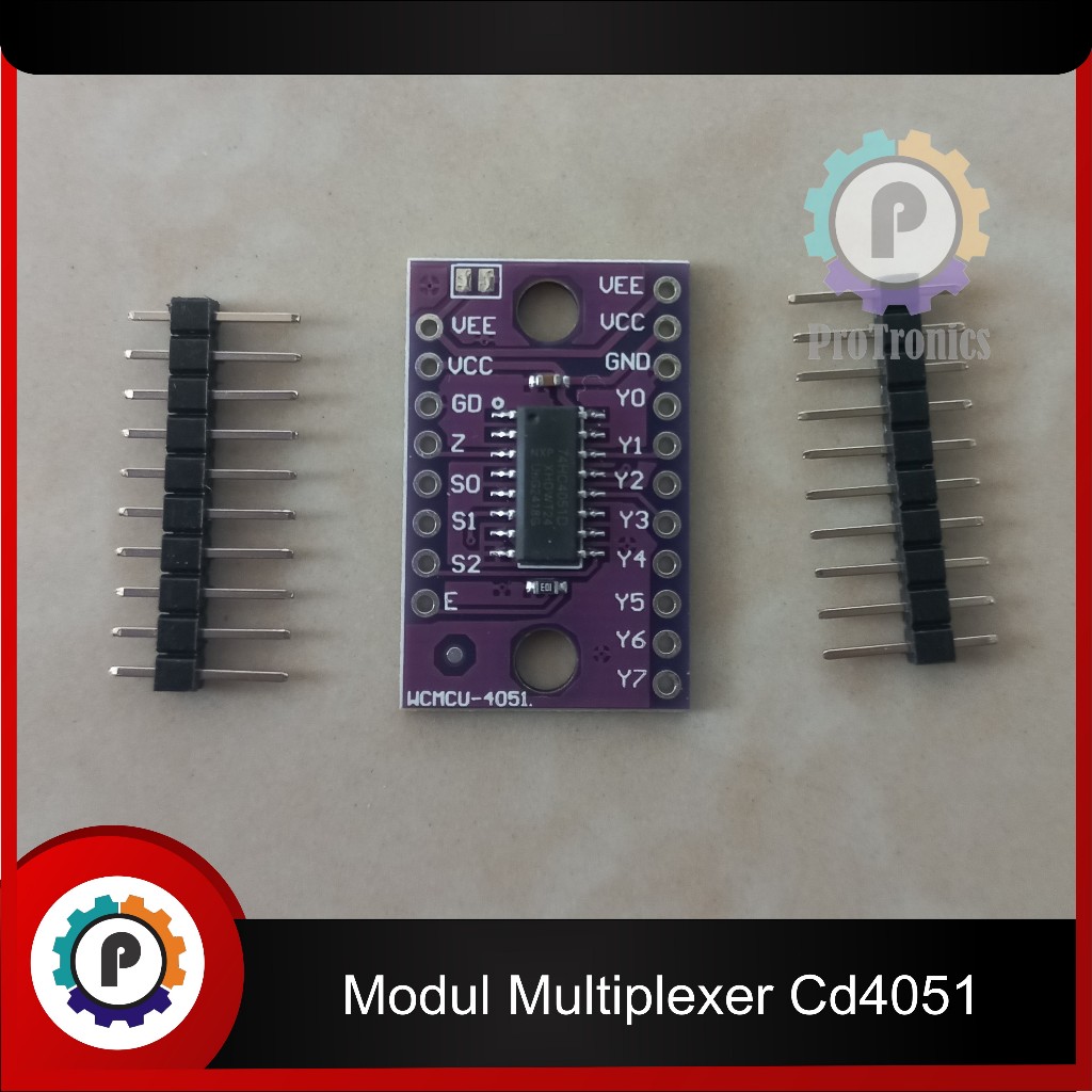 Jual CD4051 74HC4051Multiplexer Module 8 Channel Mux | Shopee Indonesia