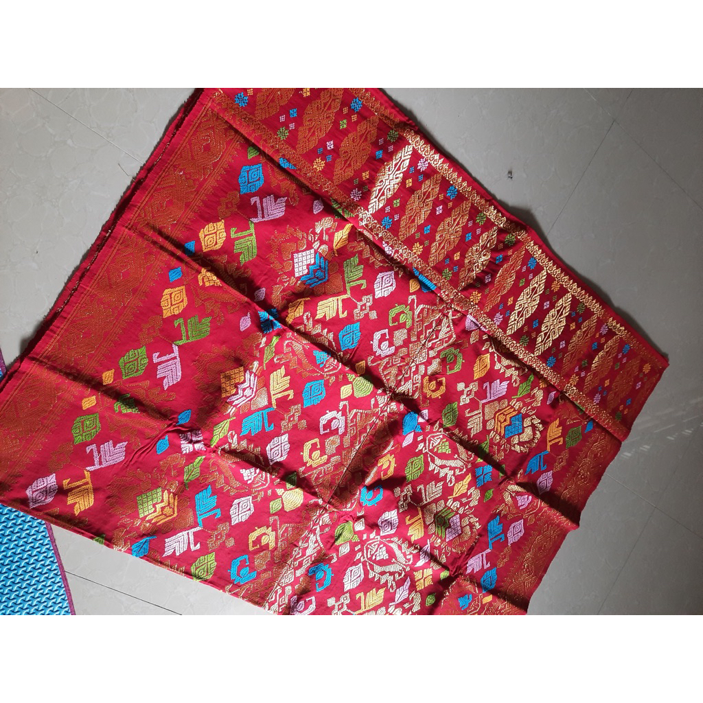 Jual SEPASANG Kain Tenun Songket, Sidemen Bali Asli (Couple) | Shopee Indonesia