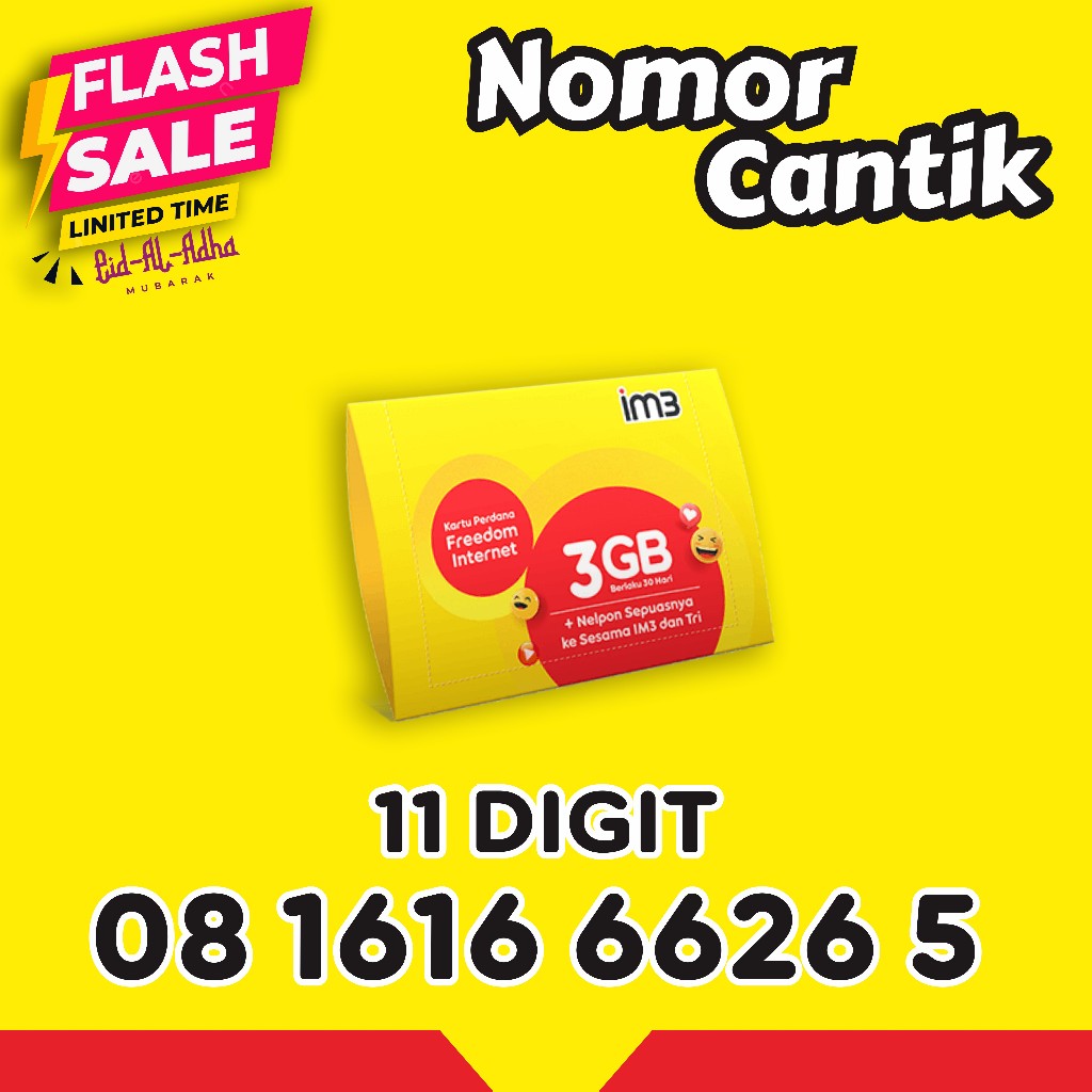 Jual Kartu perdana indosat nomor cantik 11 Digit spesial Flash sale ...
