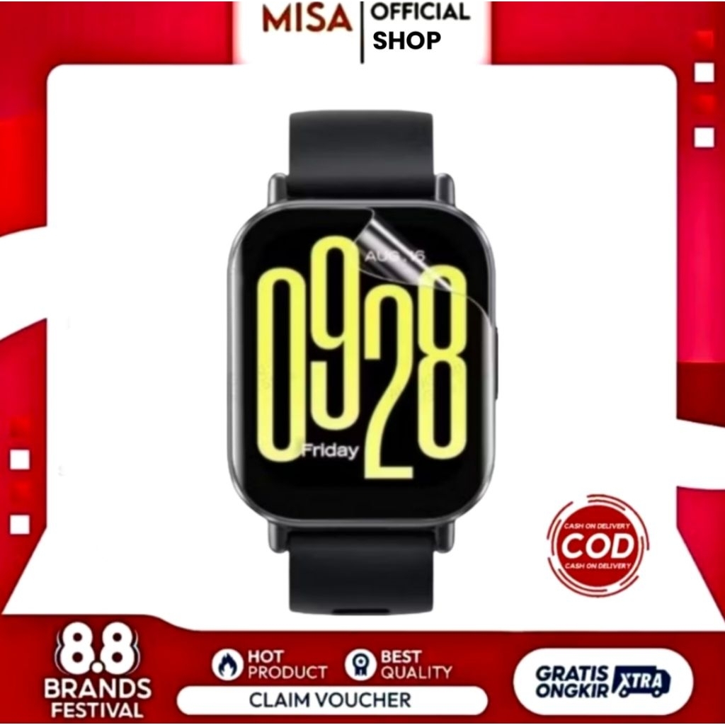 Jual ITEL ISW-020 Ai Watch Face Anti Gores Hydrogel 2.04 HD Display ...