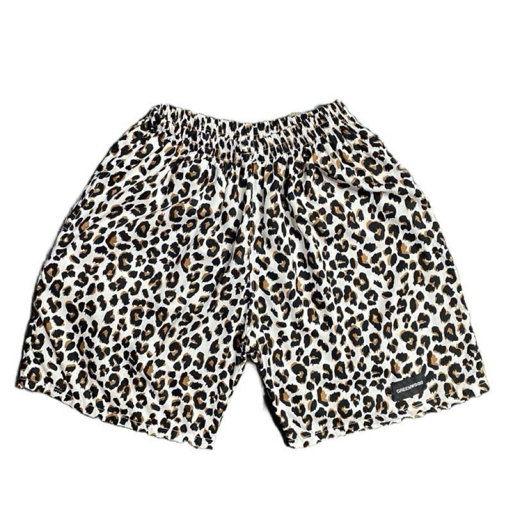 Jual Boxer pants | outlaw | motif leopard white | Shopee Indonesia