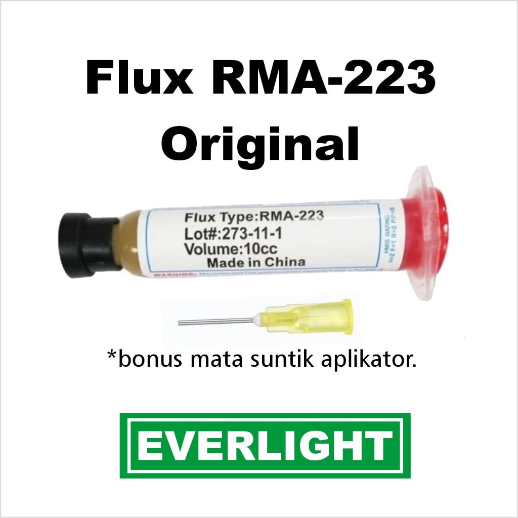 Jual Flux RMA-223 Original Bonus Mata Suntik berkualitas untuk servis ...