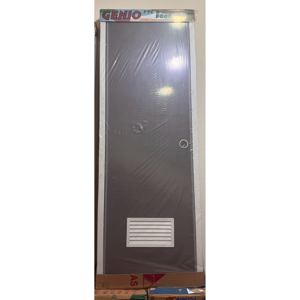 Jual Pintu Kamar Mandi | Pintu PVC Genio - 70x195 | Shopee Indonesia