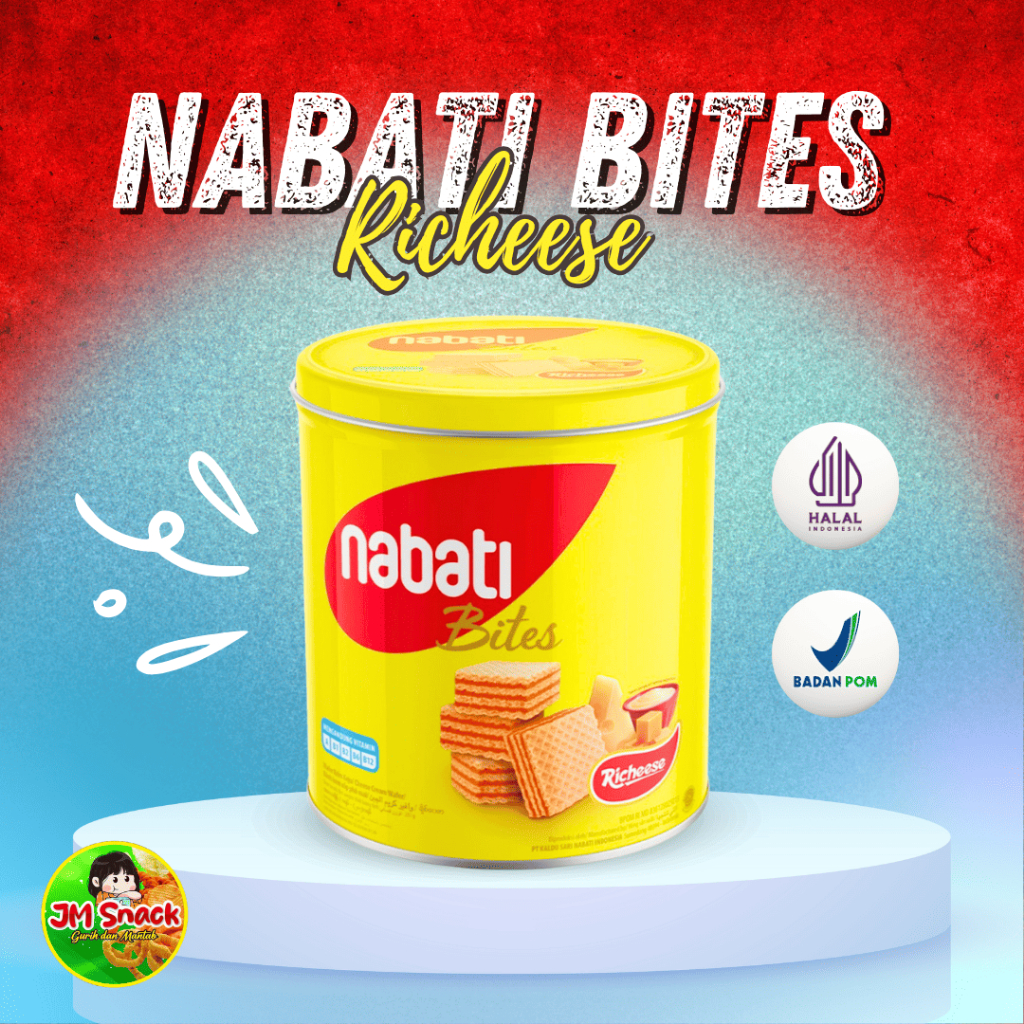 Jual Nabati Bites Richeese 240gr Wafer Rasa Keju Cemilan Manis Nabati ...