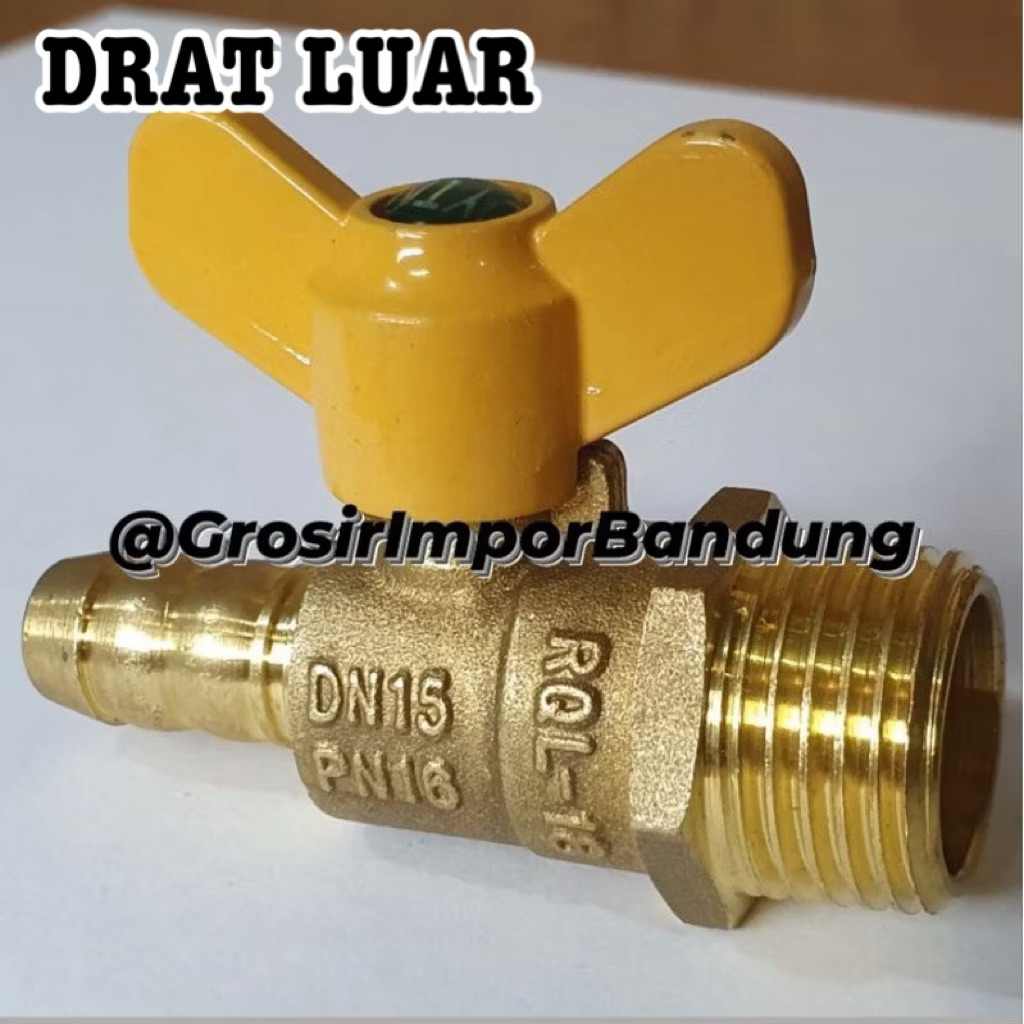 Jual STOP KRAN GAS 1/2 INCH / KRAN GAS RIPENG OVEN TERLARIS (DRAT LUAR ...
