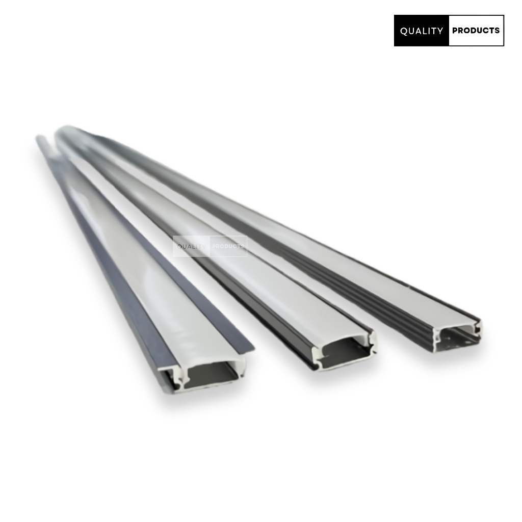 Jual Housing Aluminium Led strip HITAM Rumah Lampu Led Strip TEBAL 1 ...