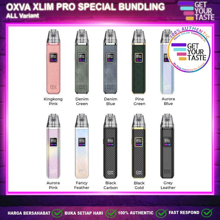 Jual Oxva Xlim Pro Special Bundling Pod Kit + Ox Passion Ice Salt Nic ...