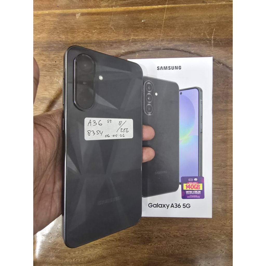 Jual samsung A36 5g hitam 8/256 sein | Shopee Indonesia