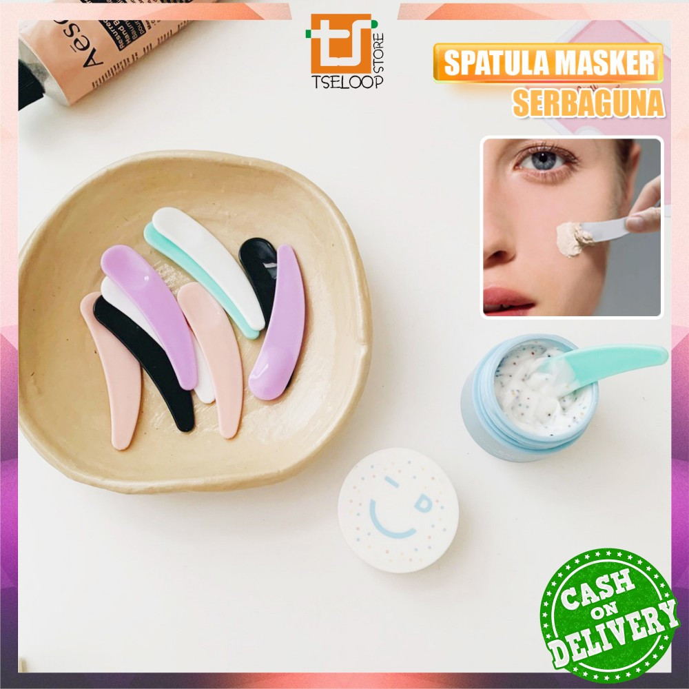 Jual OFM-K187 Spatula Masker Mini Serbaguna / Spatula Sendok Masker ...