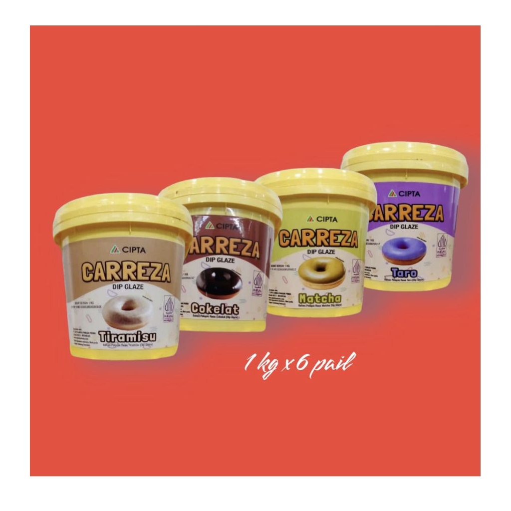 Jual DIPGLAZE CARREZA / CAREZZA /CAREZA ALL VARIAN 1KG, 250Gr, 500GR ...