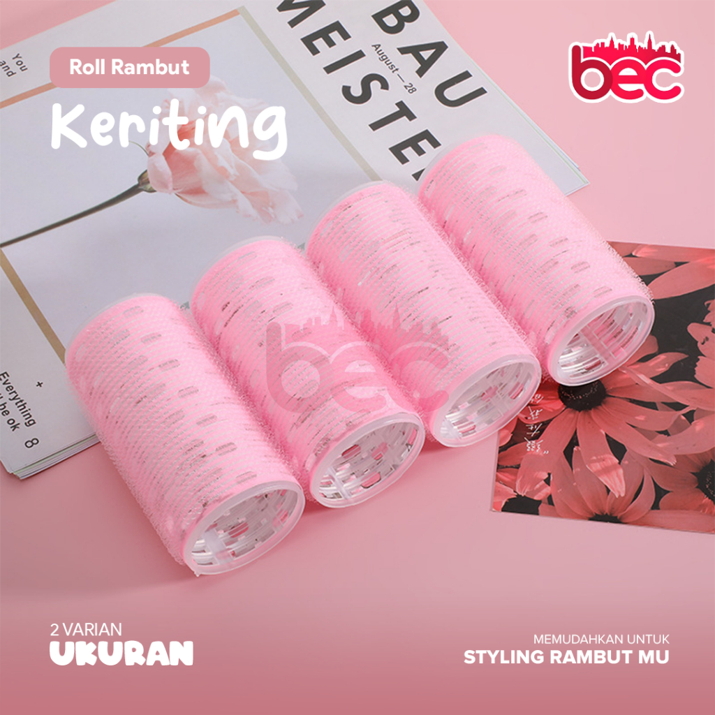 Jual [BEC] Roll Rambut Gulung Tempel Poni / Roll Poni Keriting ...