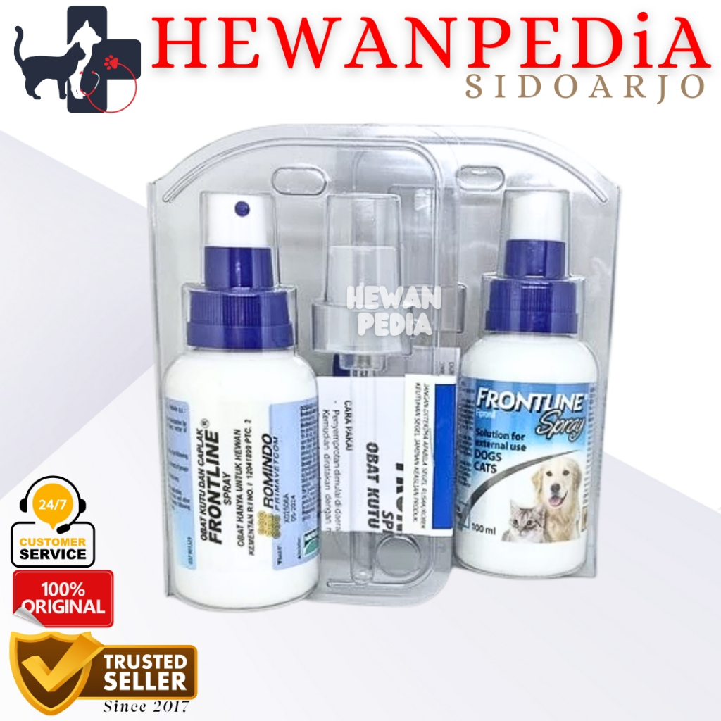 Jual FRONTLINE SPRAY 100 ml Hewanpedia - Obat Semprot Anti Kutu Pinjal ...