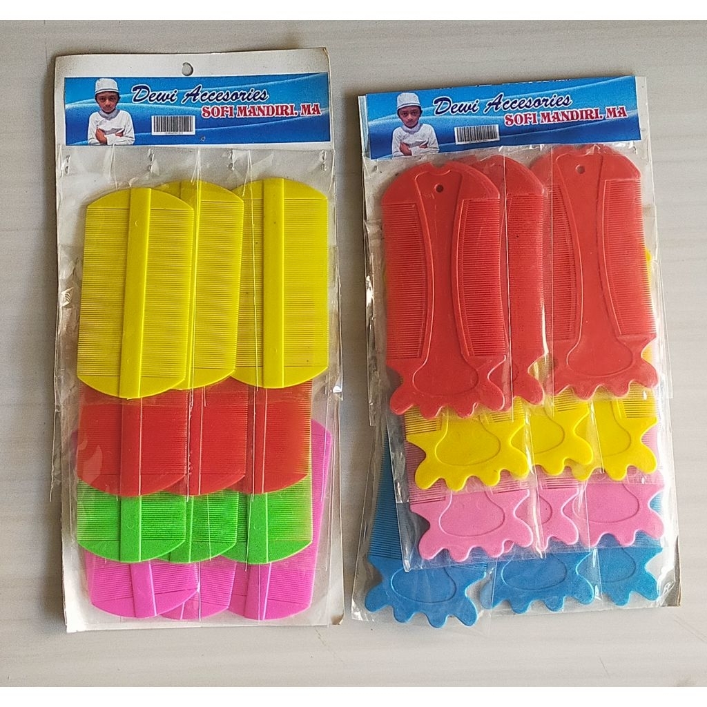 Jual Serit Kutu / Sisir Kutu plastik 1 Renteng isi 12 pcs | Shopee ...